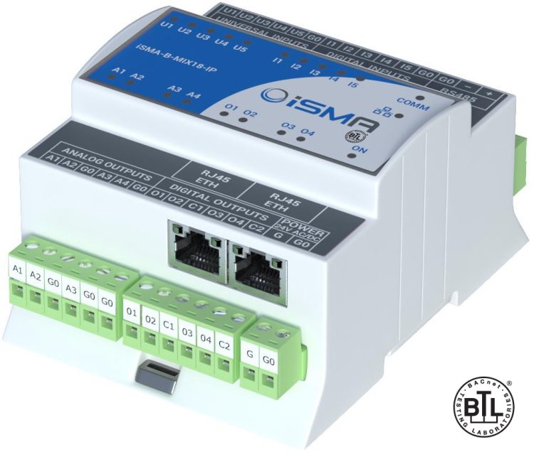 iSMA Controlli MIX series I/O modules